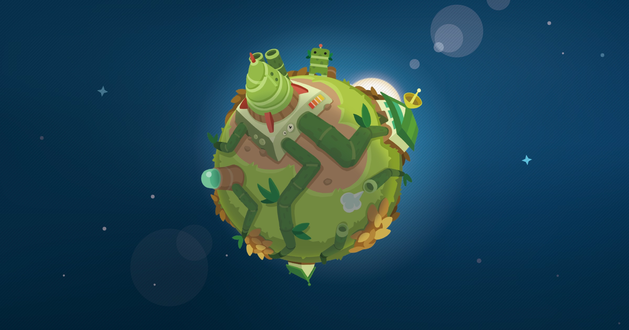 Bamboo Forest Launchpad - Planets - Walkr | SPARKFUL