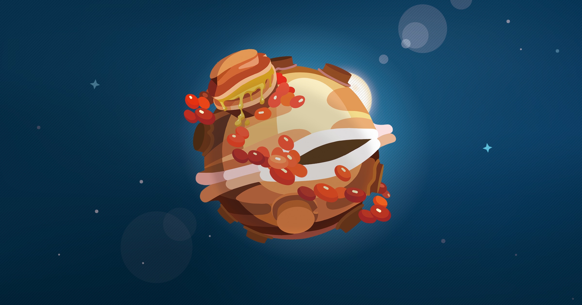 Dessert Saturn - Planets - Walkr | SPARKFUL