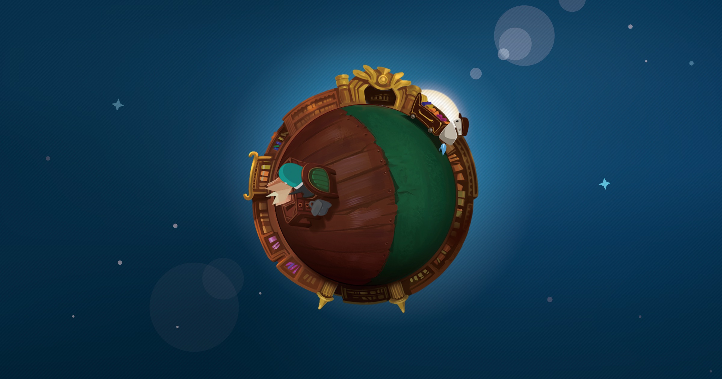 Floating Library - Planets - Walkr | SPARKFUL