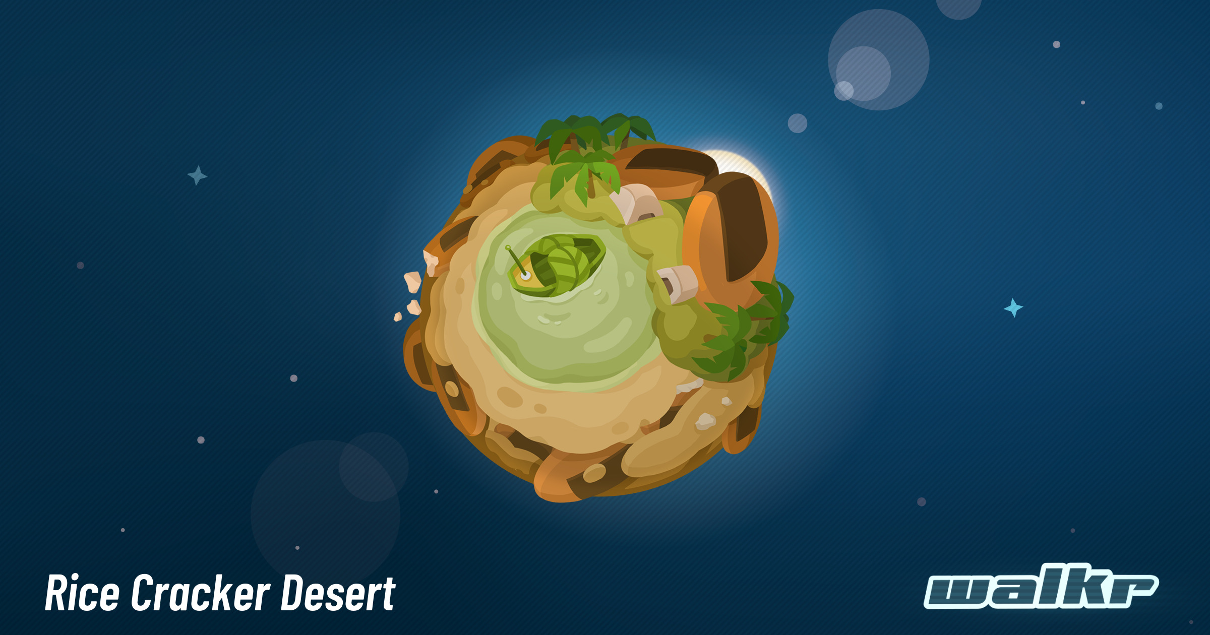Rice Cracker Desert - Planets - Walkr | SPARKFUL